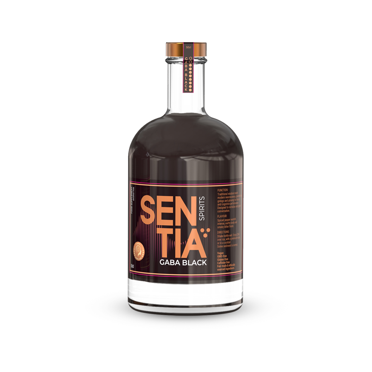 GABA Spirits - Sentia Black 20cl / 50cl UK – Sentia Spirits
