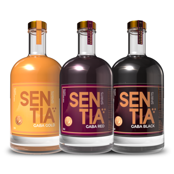 GABA Gold 50cl, GABA Black 50cl & GABA Red 50cl – Sentia Spirits