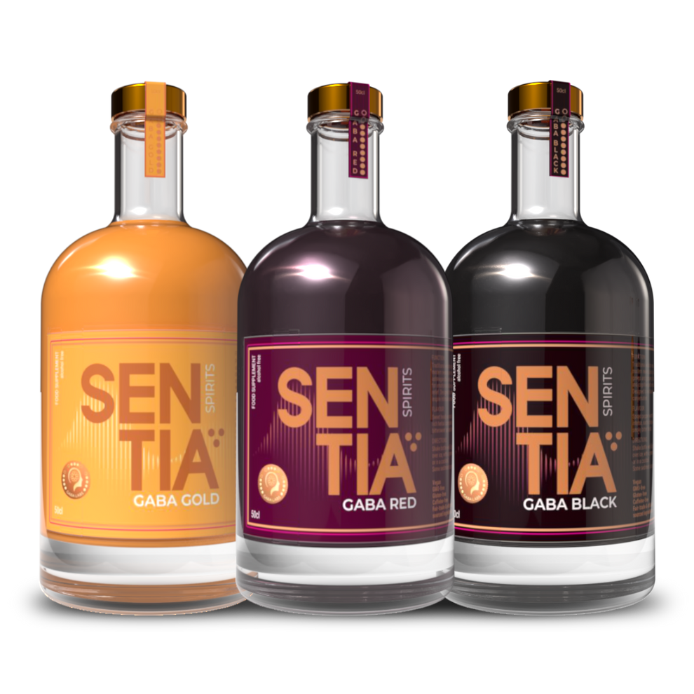 GABA Gold 50cl, GABA Black 50cl & GABA Red 50cl – Sentia Spirits