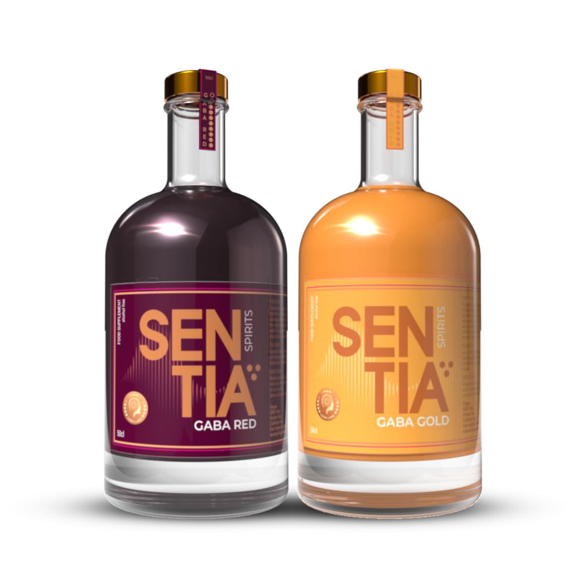 GABA Red 50cl & GABA Gold 50cl – Sentia Spirits