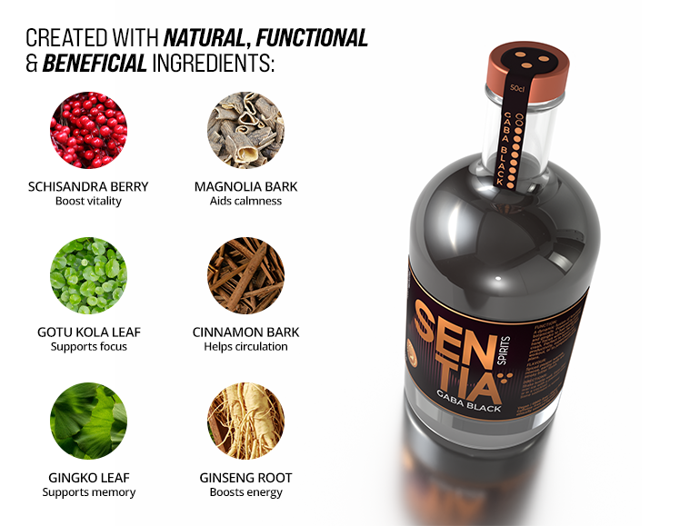 GABA Gold 50cl, GABA Black 50cl & GABA Red 50cl – Sentia Spirits